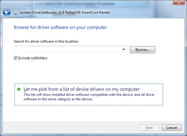 Update: How to install Windows x64 drivers for the Schlumberger Reflex ...