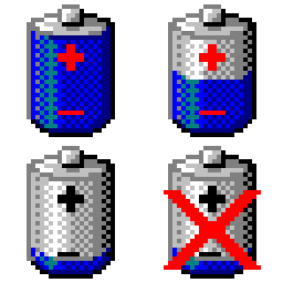 Windows XP Battery Icons | Rip It Apart – Jason's electronics blog-thingy